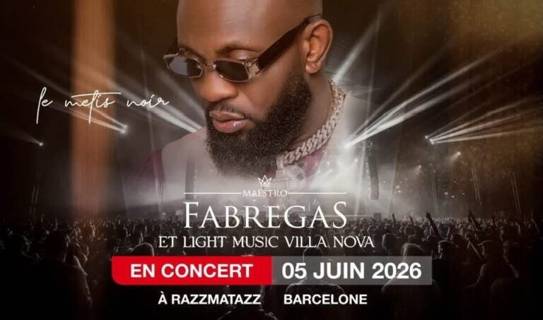 Musique : Fabregas Le Métis Noir en concert à Barcelone pour une soirée ...